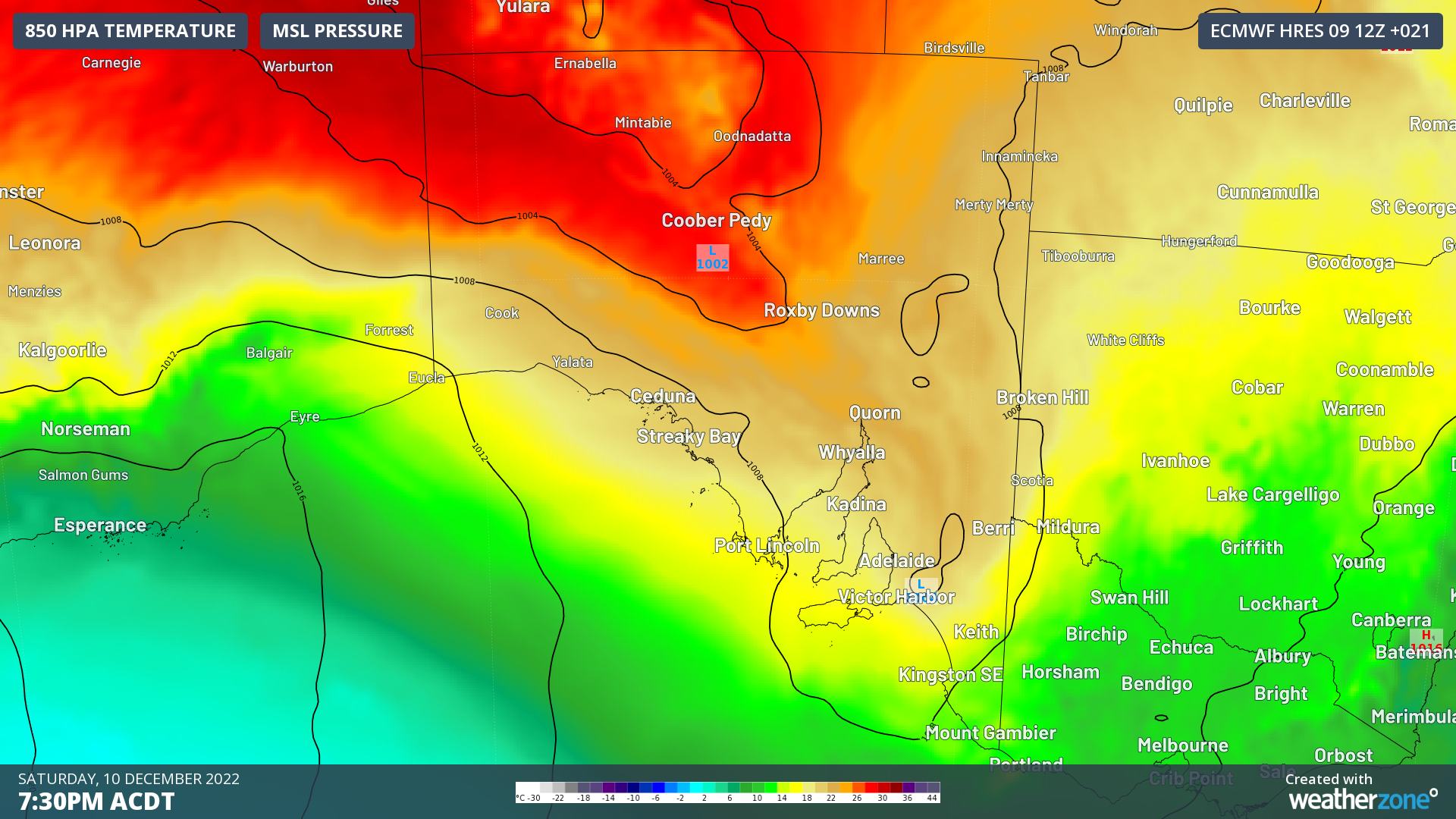 Adelaide wardrobes full, as both jumpers and mankinis needed during the ...