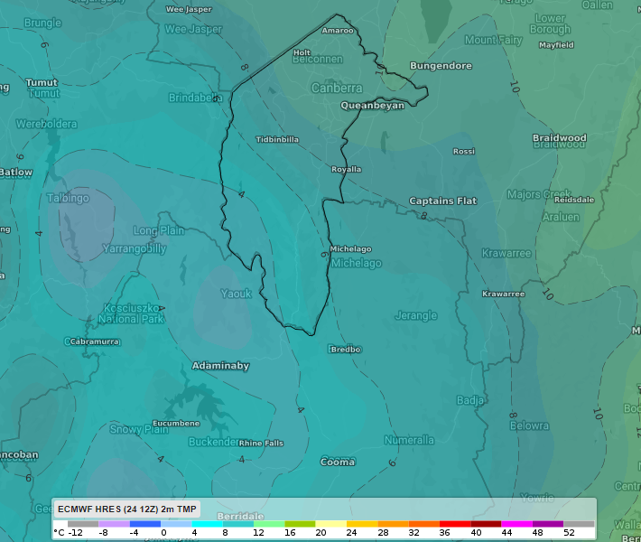 Canberra's continued frosty mornings