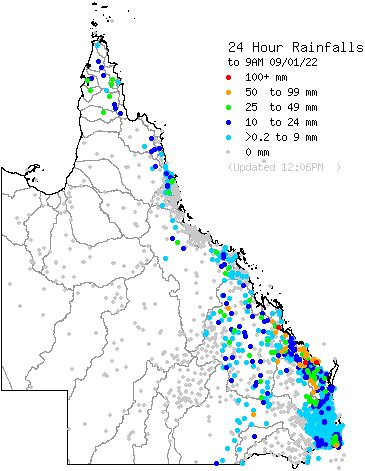 Heavy rain continues to soak southeastern Qld