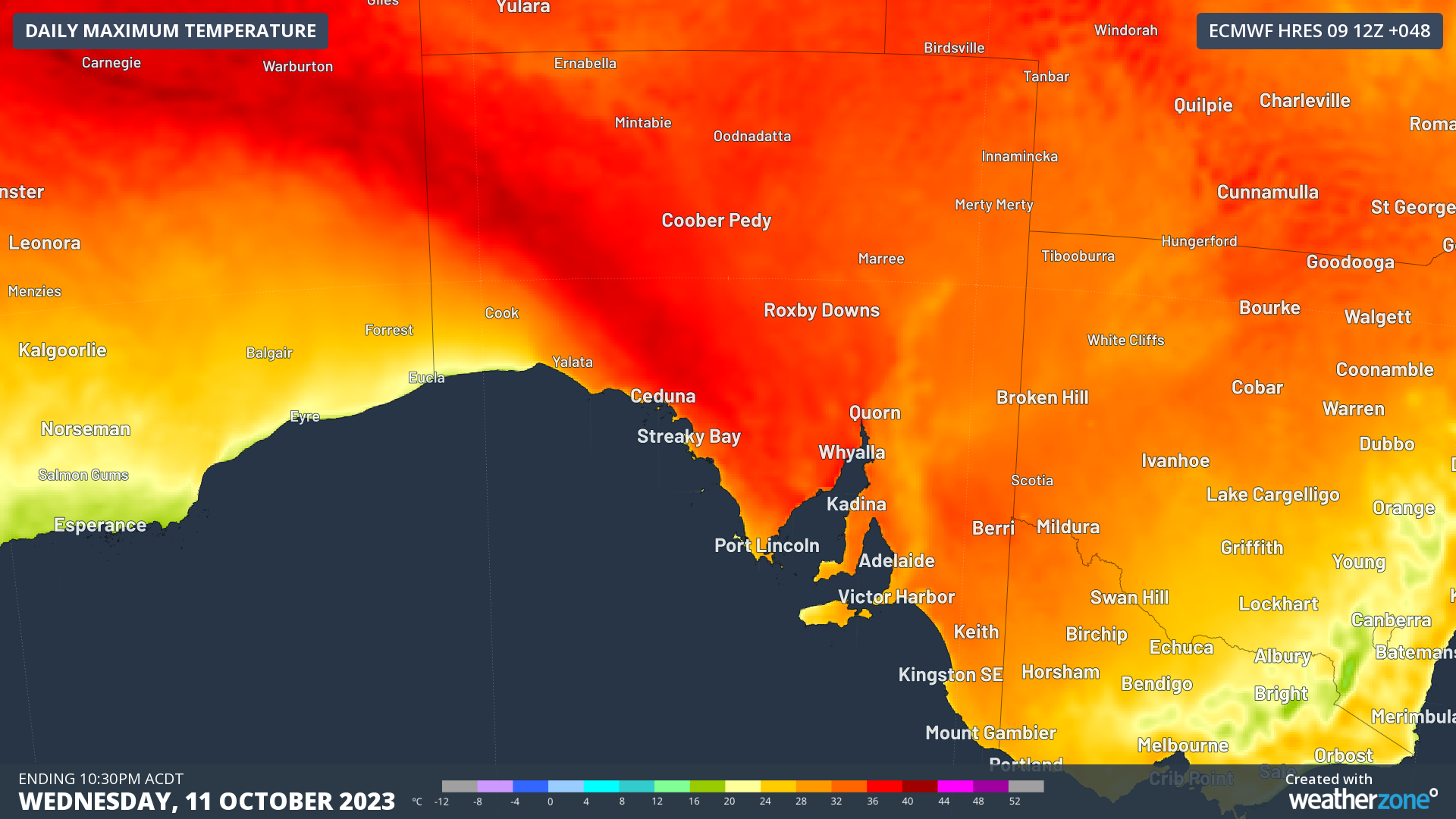 Burst of heat for Adelaide, then Perth