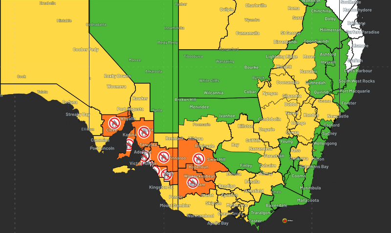 Scorching temperatures ahead for Adelaide, Melbourne, Sydney; fire ...