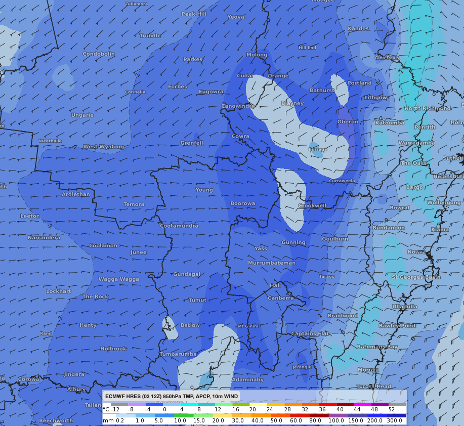 Coldest string of Canberra days in over a decade