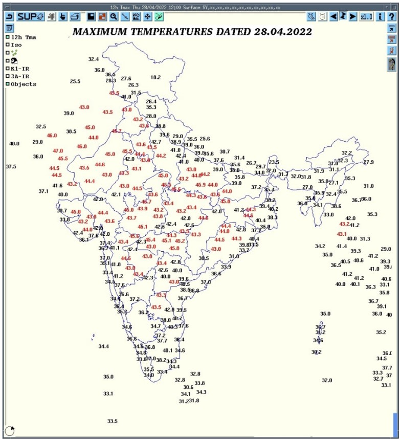 Temperatures nudging 50 degrees in India/Pakistan heatwave